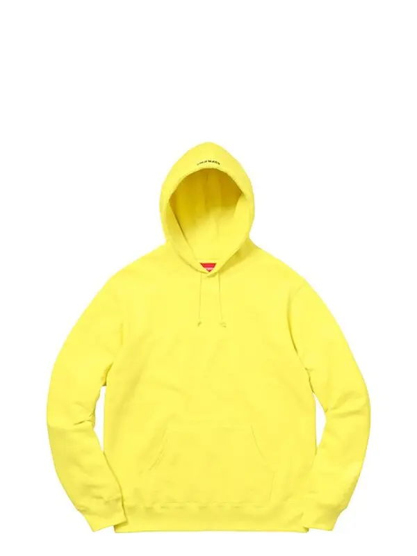 Supreme Illegal Business Hooded Sweatshirt - Lemon