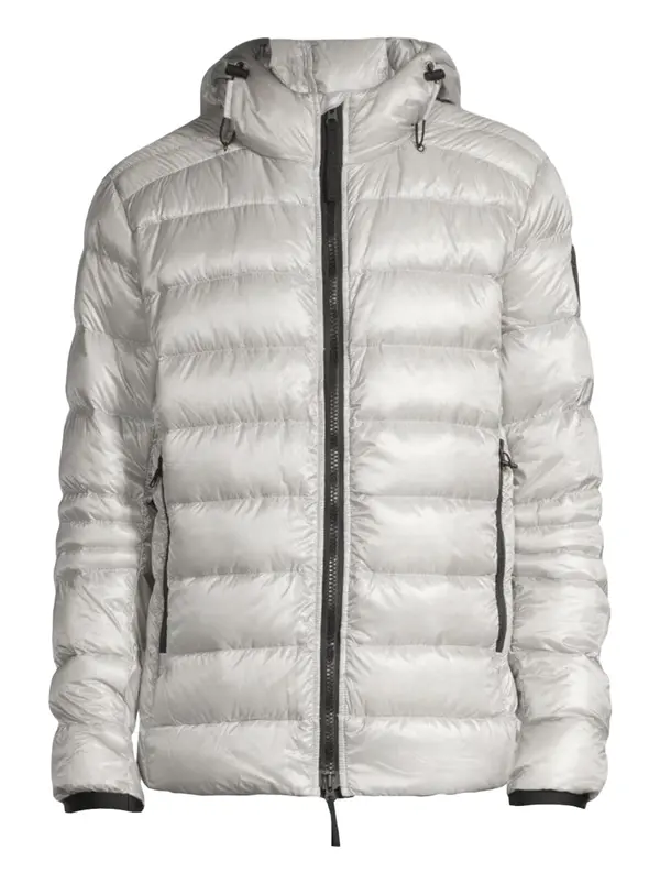 Canada Goose Crofton Down Slim Fit Hooded Jacket - Silver Birch