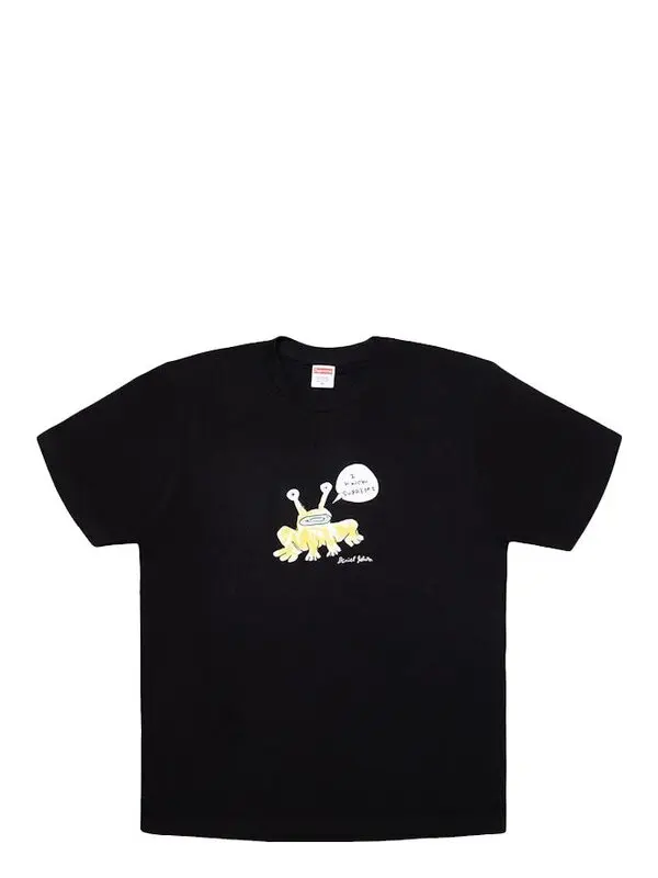 Supreme Daniel Johnston Frog Tee Shirt - Black