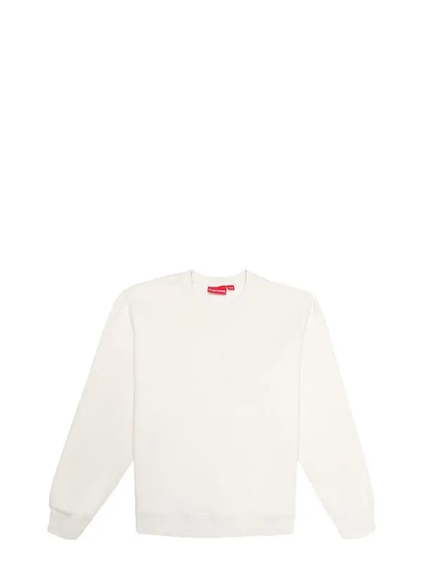 Supreme Cutout Logo Crewneck - Natural