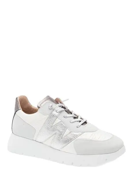 WONDERS Oslo Sneaker - Blanco/celestial/plata/plomo