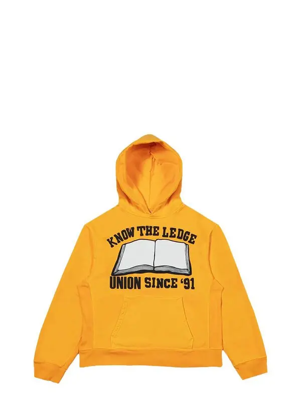 CACTUS PLANT FLEA MARKET X Union Know The Ledge Hoodie - Yellow