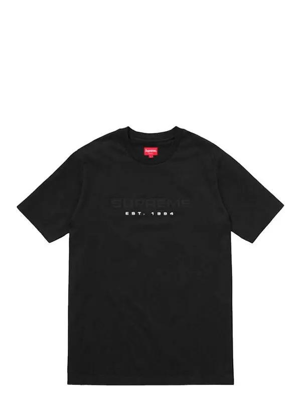 Supreme Debossed Tee Shirt - Black