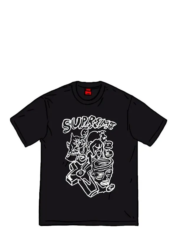 Supreme Daniel Johnston Tee Shirt - Black