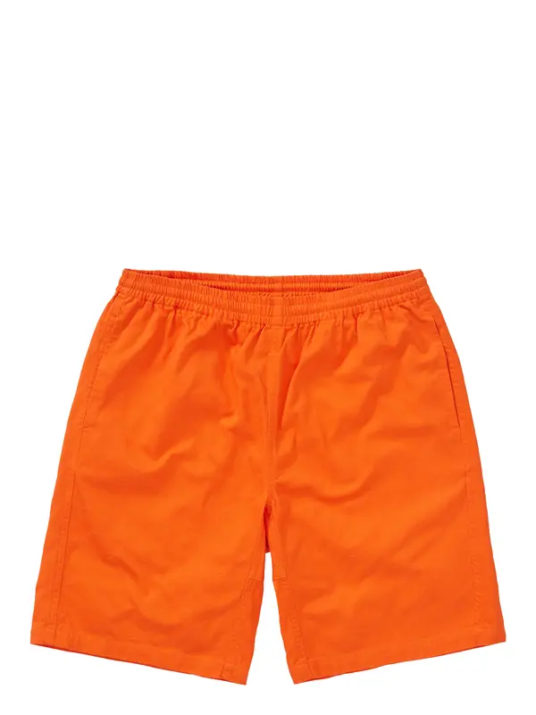 Supreme Jacquard Logo Twill Short - Orange