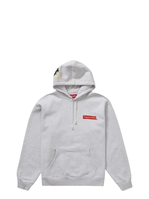 Supreme Patches Hooded Sweatshirt - Ash Grey