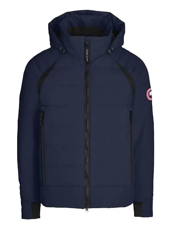 Canada Goose Hybridge Base Down Jacket Matte Finish - Atlantic Navy Blue