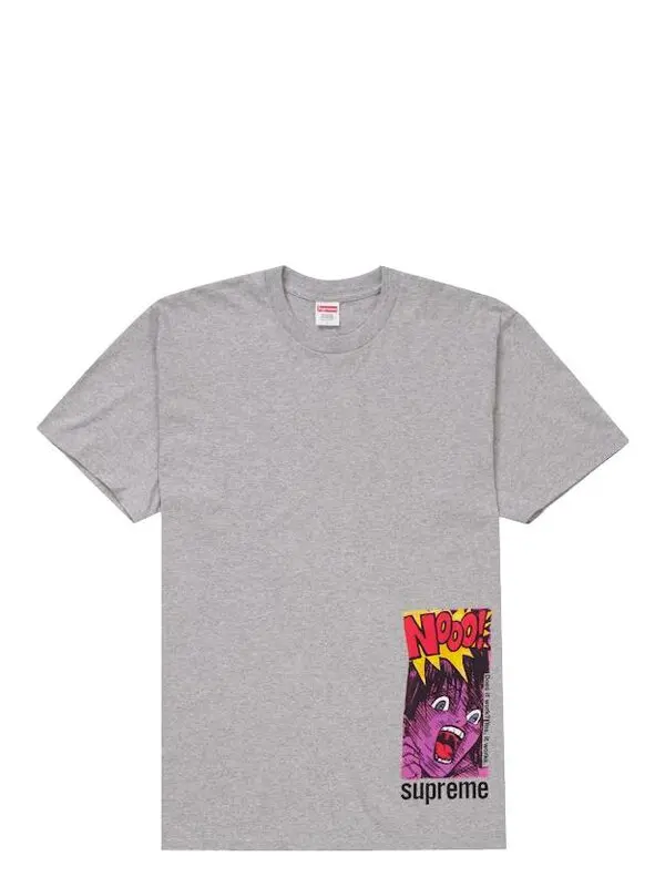 Supreme Does It Work Tee Shirt - Heather Grey