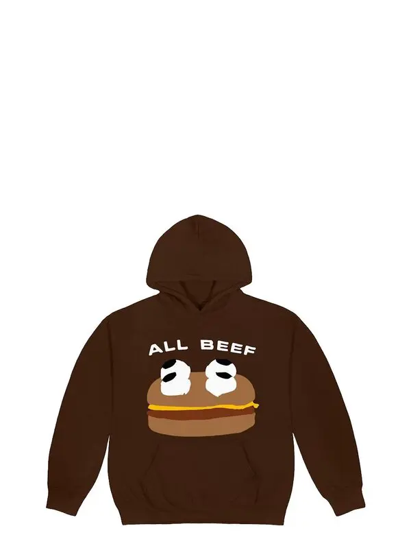 CACTUS PLANT FLEA MARKET X Mcdonald's All Beef Hoodie - Chocolate