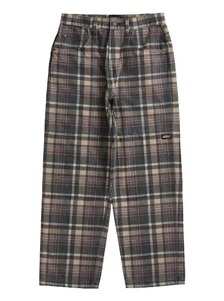 Supreme Dickies Double Knee Baggy Jean - Black Plaid