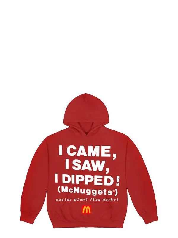 CACTUS PLANT FLEA MARKET X Mcdonald's Team Mcnuggets Hoodie - Ketchup