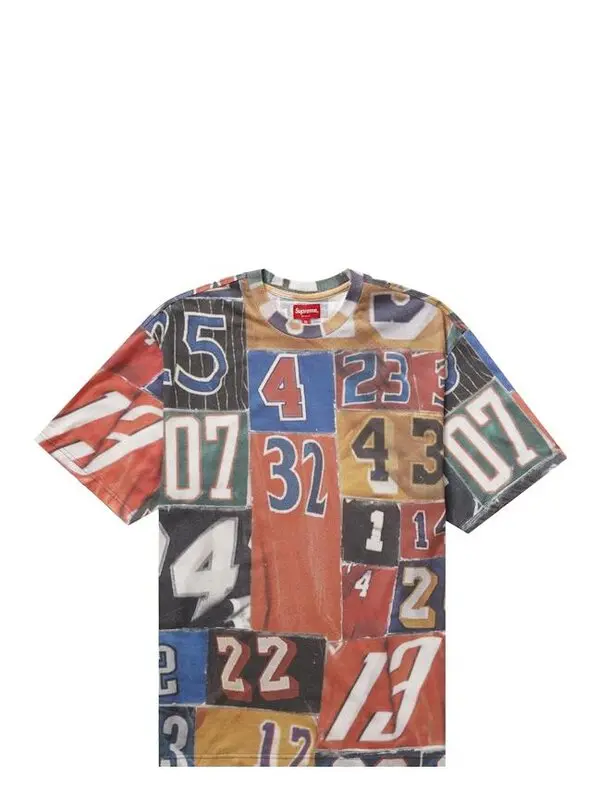 Supreme Jersey Collage Short Sleeve Top - Multicolor