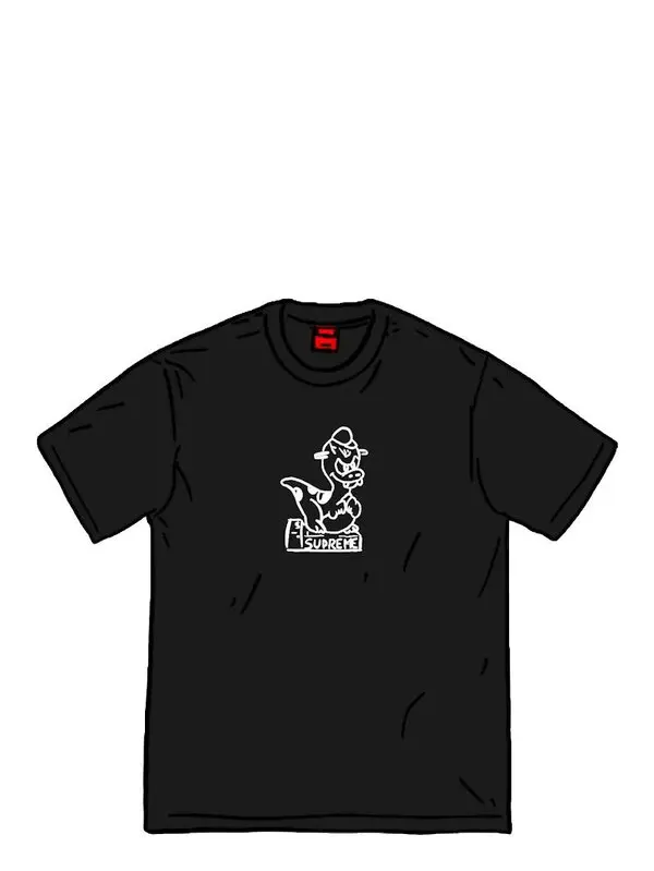 Supreme Dinosaur Tee Shirt - Black