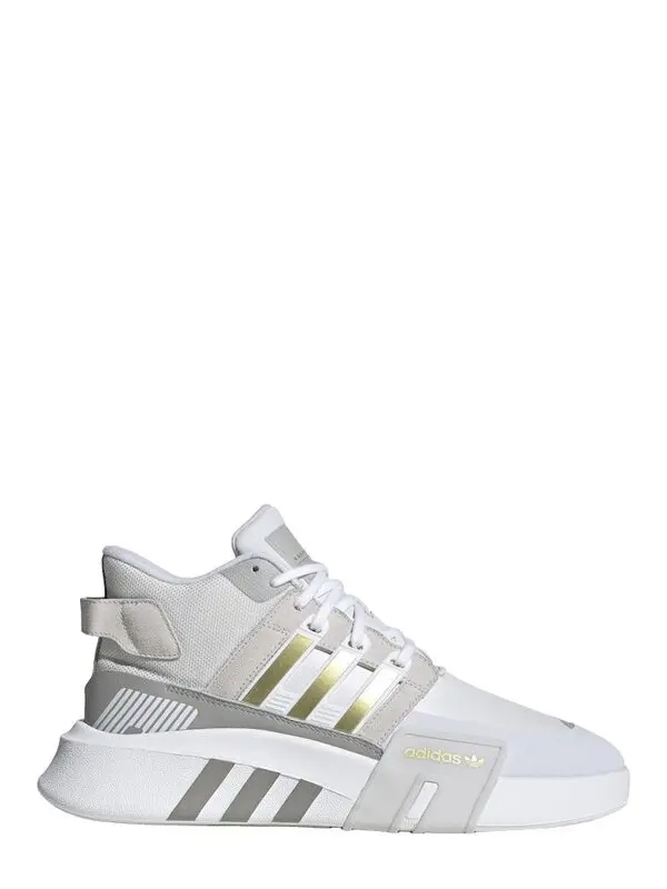Adidas Eqt Bask Adv V2 Sneakers - White/grey/metallic Gold