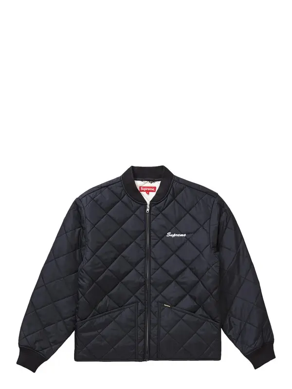 Supreme Dead Prez Quilted Work Jacket - Black