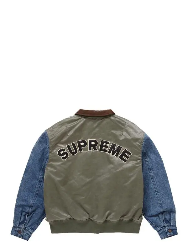 Supreme Denim Sleeve Ma1 - Olive