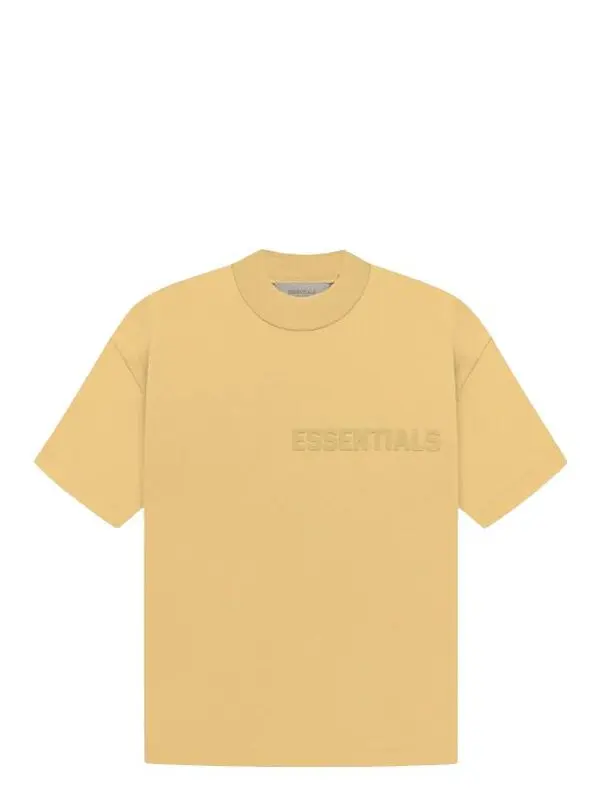 Fear Of God Essentials Short Sleeve Tee Shirt - Light Tuscan