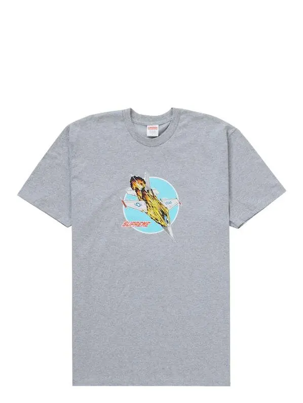 Supreme Jet Tee Shirt - Heather Grey