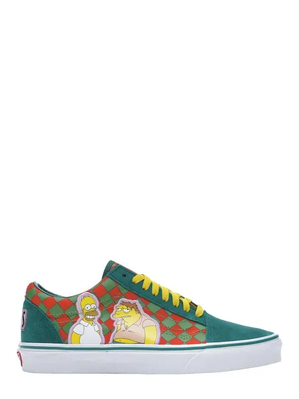 VANS Old Skool The Simpsons Moes Sneakers - Green/red