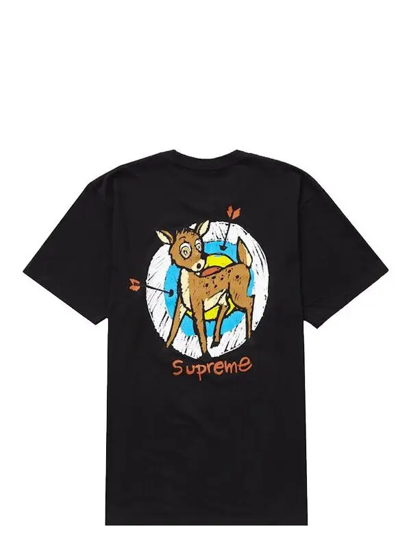 Supreme Deer Tee Shirt - Black