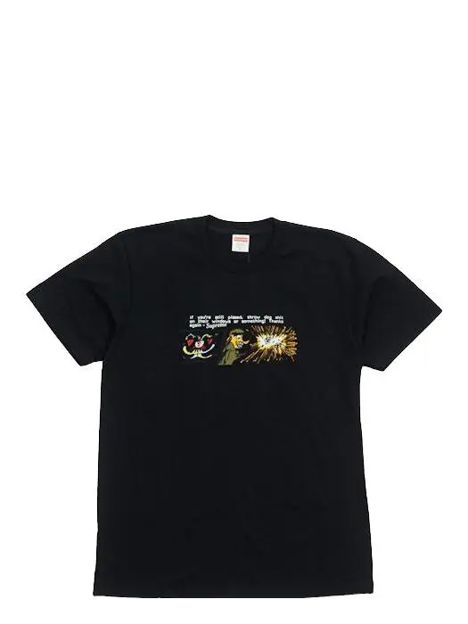 Supreme Dog Shit Tee Shirt - Black