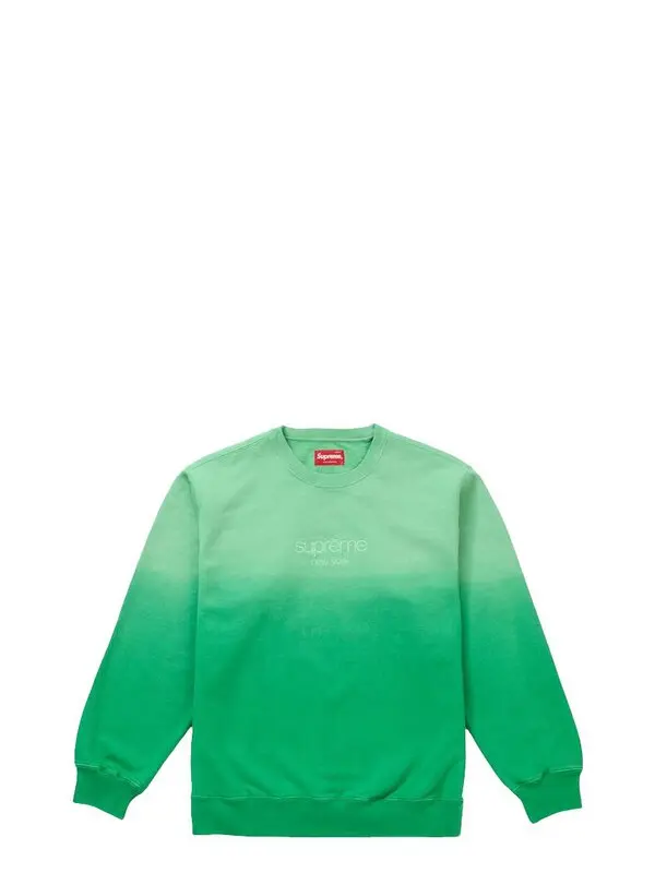 Supreme Dipped Crewneck Sweatshirt - Green