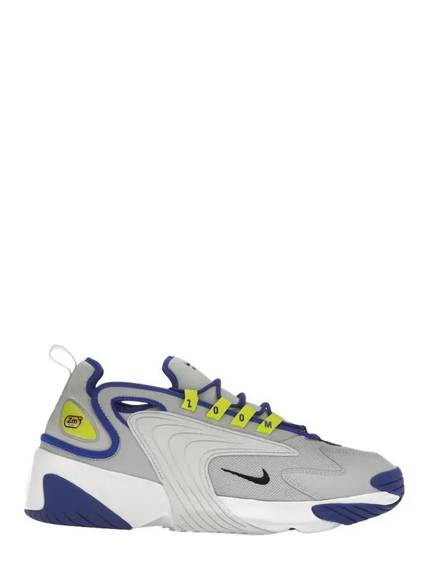 Nike Zoom 2k Sneakers - Sky Grey/bright Cactus/hyper Blue