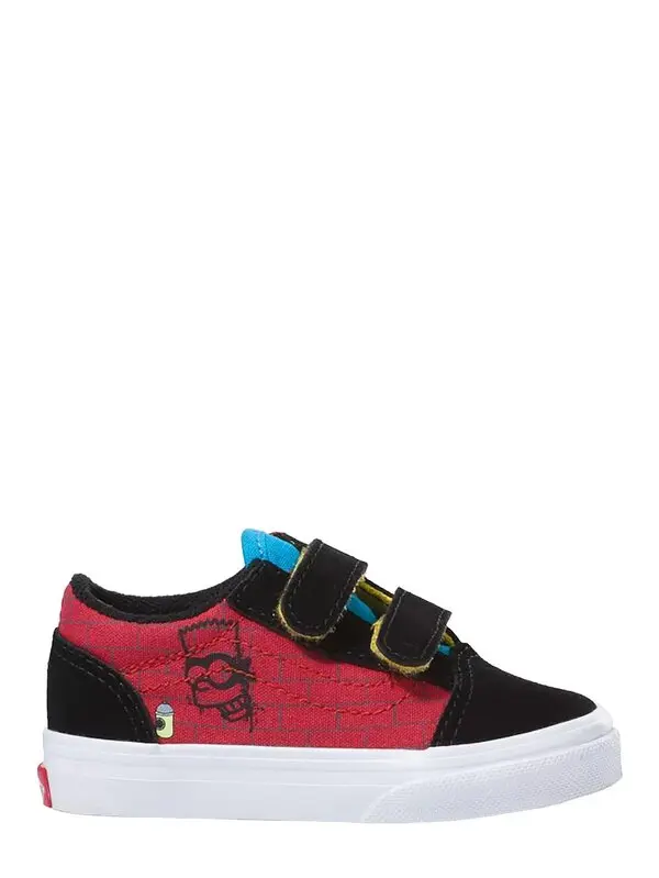 VANS Old Skool V The Simpsons El Bartoin Sneakers - Red/black