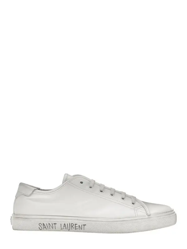 Saint Laurent Malibu Low Sneakers - Optic White