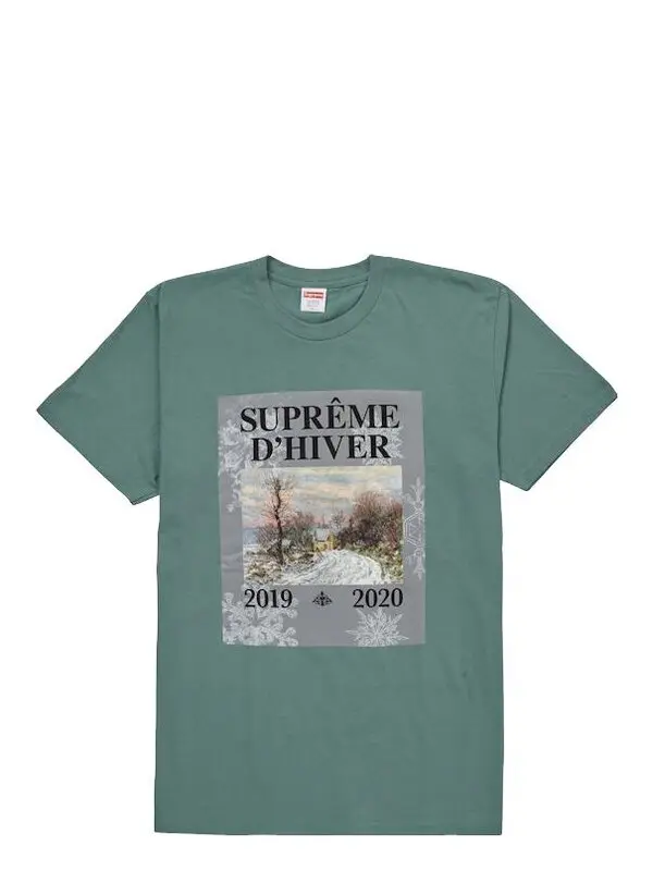 Supreme D'hiver Tee Shirt - Dusty Teal