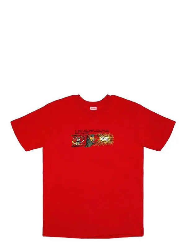 Supreme Dog Shit Tee Shirt - Red