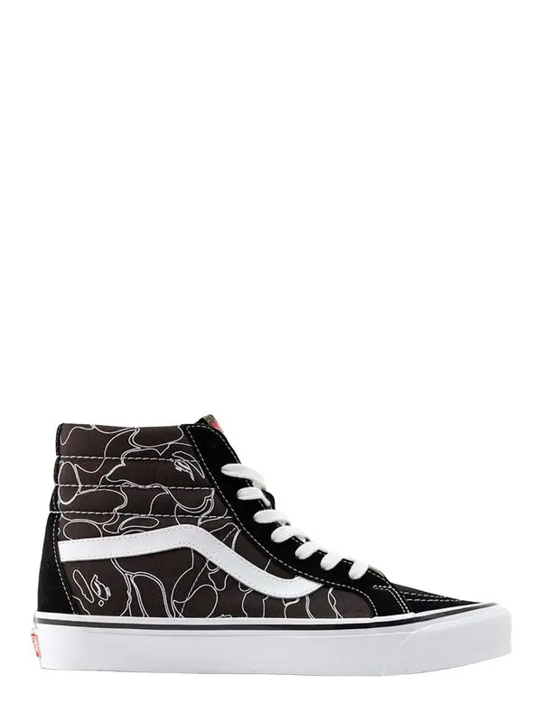 VANS Sk8-hi 38 Dx Bape Line Abc Camo Sneakers - Black/white/red