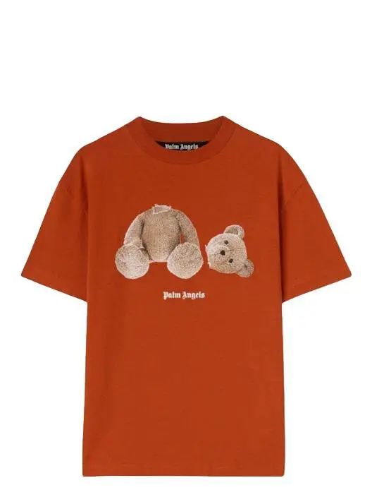 Palm Angels Pa Bear Classic T-shirt - Brick Red/brown