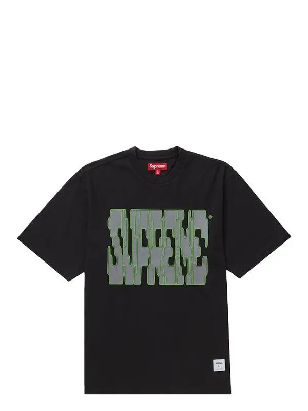 Supreme Digi Short Sleeve Top - Black