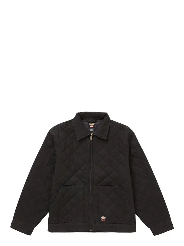 Supreme Dickies Quilted Denim Work Jacket - Black