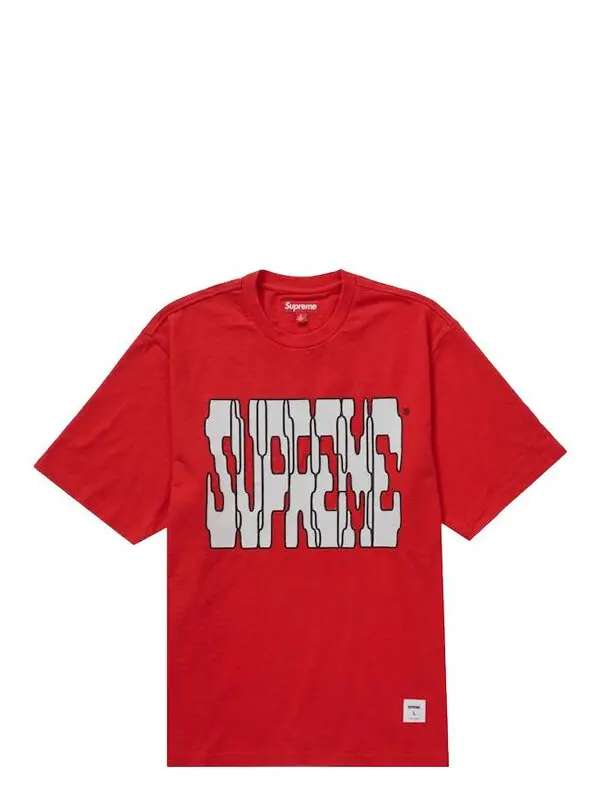 Supreme Digi Short Sleeve Top - Red