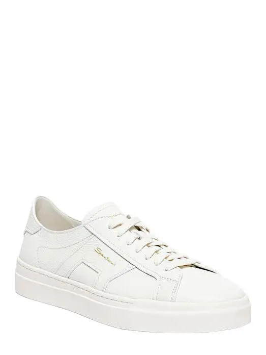 Santoni Dbs Leather Sneakers - White