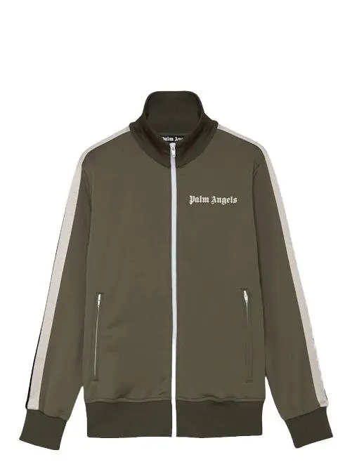 Palm Angels Track Jacket - Military/off White