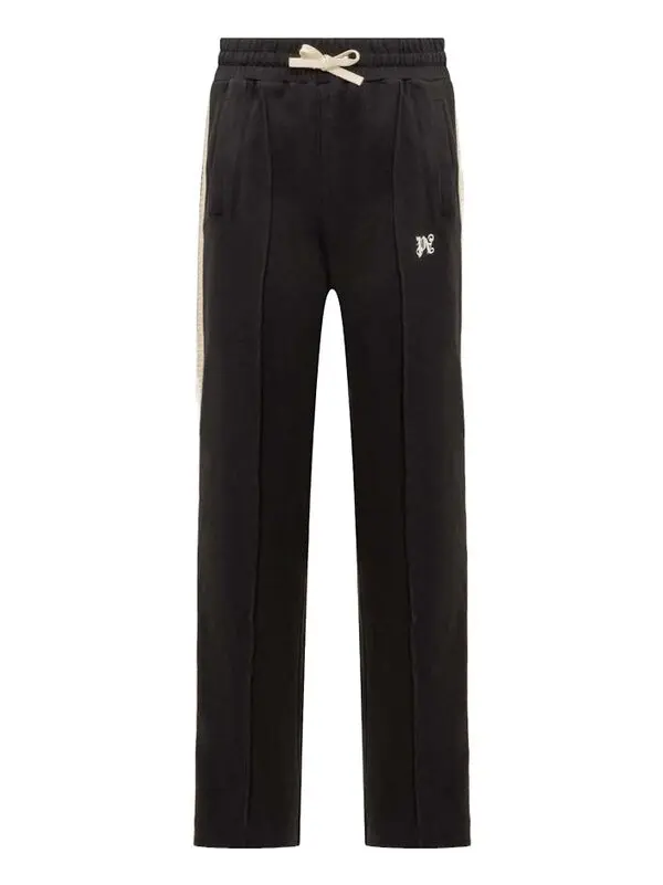 Palm Angels Monogram Classic Track Pants - Off/black