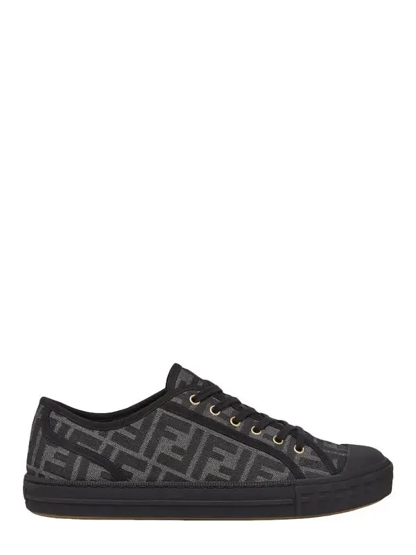 Fendi Domino Ff Sneakers - Black/gum