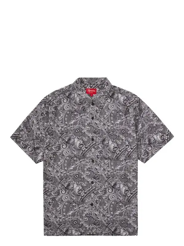 Supreme Dollar Short Sleeve Shirt - Black