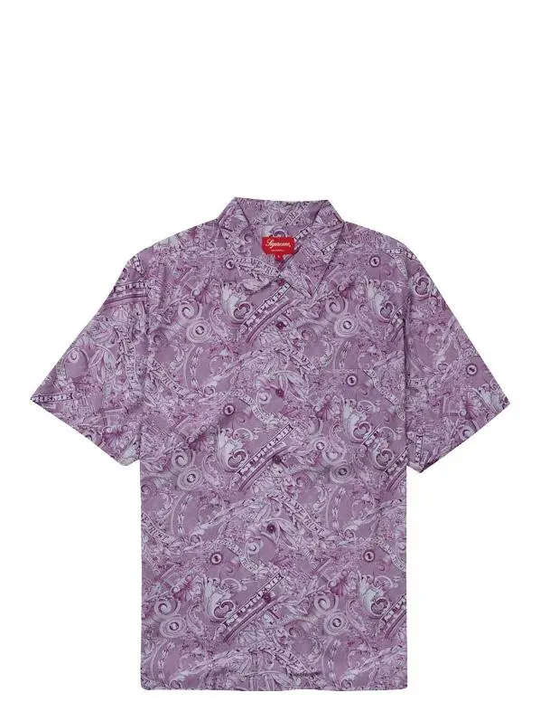 Supreme Dollar Short Sleeve Shirt - Purple