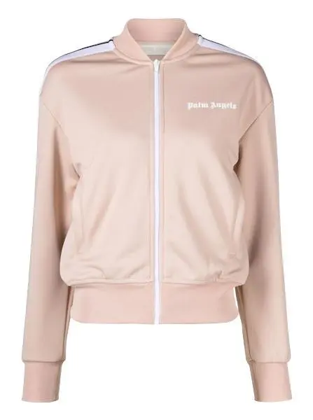 Palm Angels Logo Print Bomber Jacket - Pink