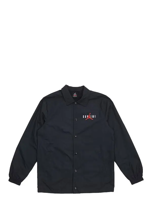 Supreme Jordan Coaches Jacket - Black