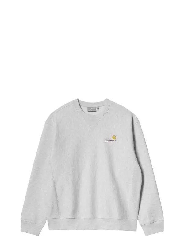 Carhartt American Script Sweatshirt - Ash Heather