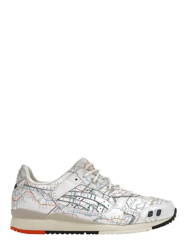 Asics Gellyte Iii Atmos Tokyo Subwayin Sneakers - White/peacoat