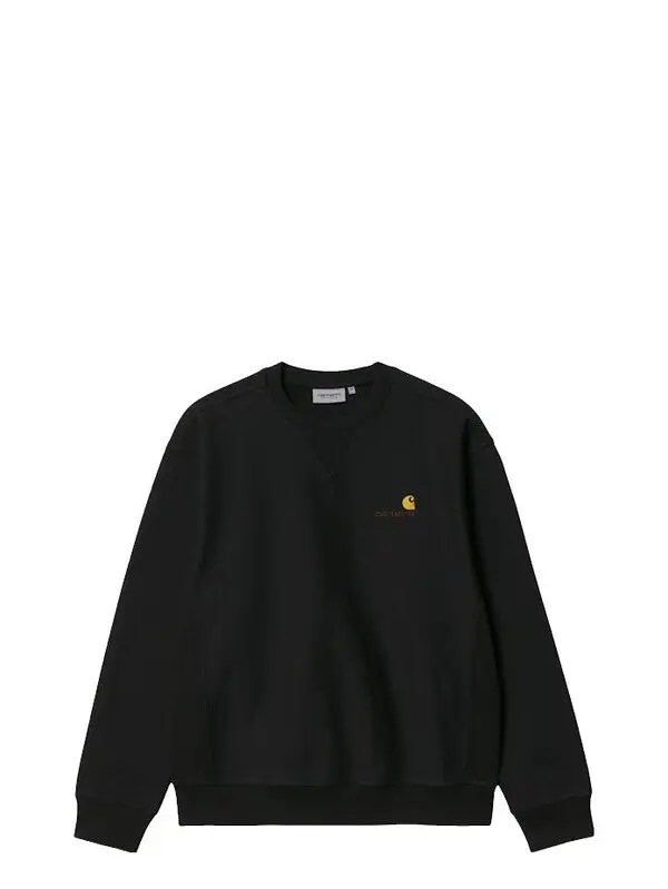 Carhartt American Script Sweatshirt - Black
