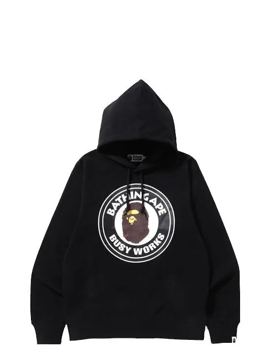 BAPE Busy Works Pullover Hoodie - Black