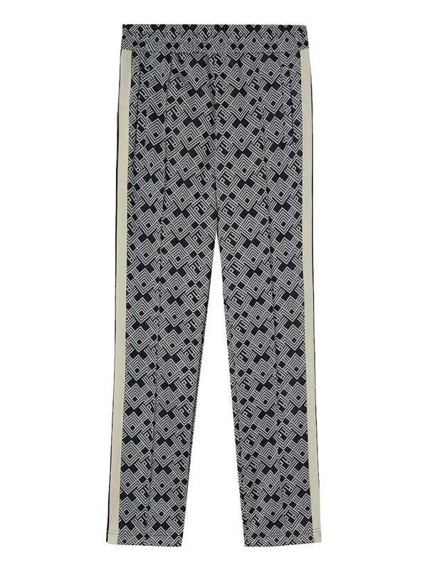 Palm Angels Monogram Track Pants - Navy Blue/off White