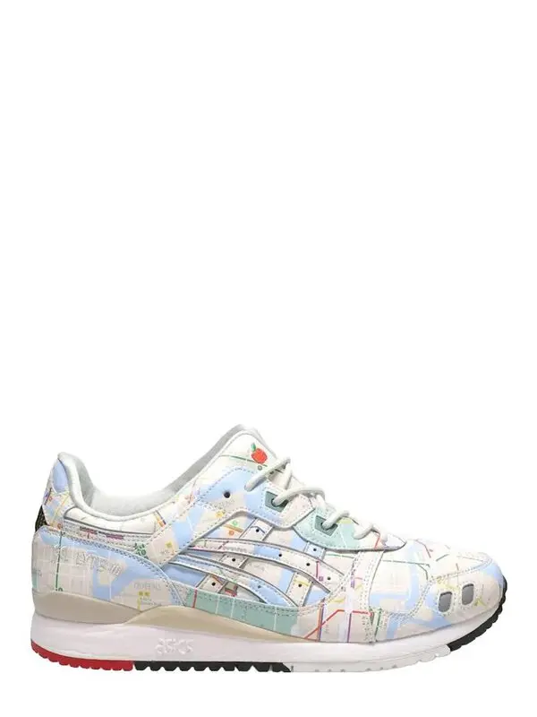 Asics Gel-lyte Iii Atmos Nyc Subway Sneakers - Birch/pure Silver